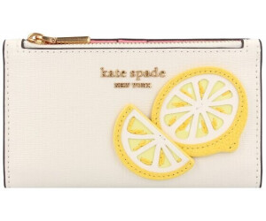 Kate Spade New York Lemon Drop Wallet halo white multi (KC059-100) ab ...