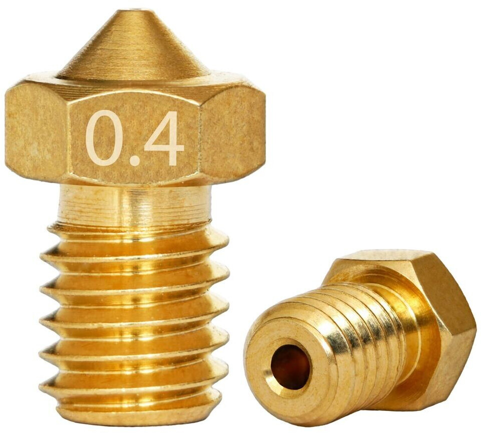 Sea3D Nozzle Box 10x Messing + 6x Edelstahl Düse für Anycubic, e3d v6 ...