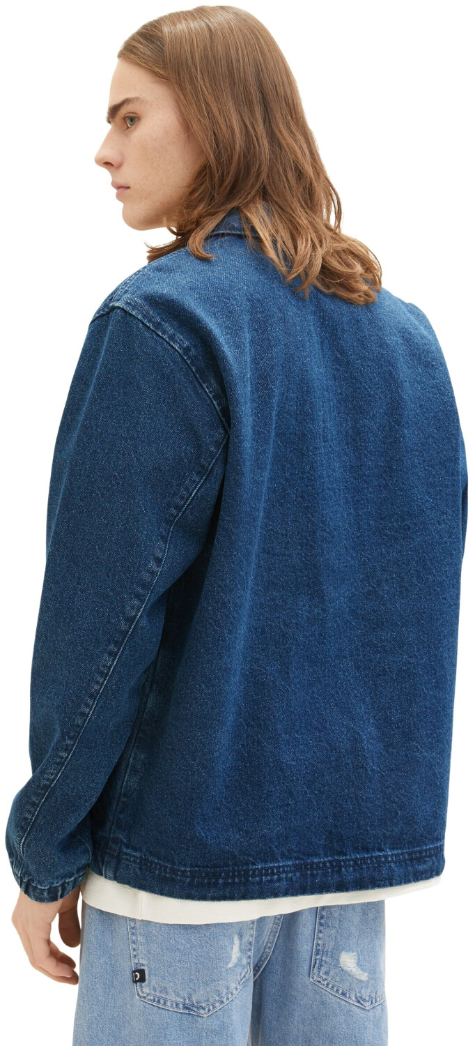 Tom Tailor Denim Jeansjacke mit Logo Print (1035112-10113) clean mid ...