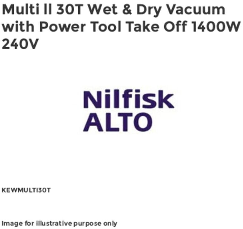 Nilfisk Multi II 30 T UK (18451559) ab 289,98 € | Preisvergleich bei ...
