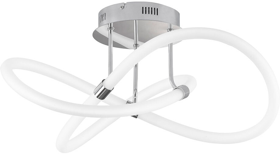 Wofi Deckenlampe Deckenleuchte Schlafzimmerleuchte LED 3 Stufen Dimmer chorm weiß ab 99,99 ...