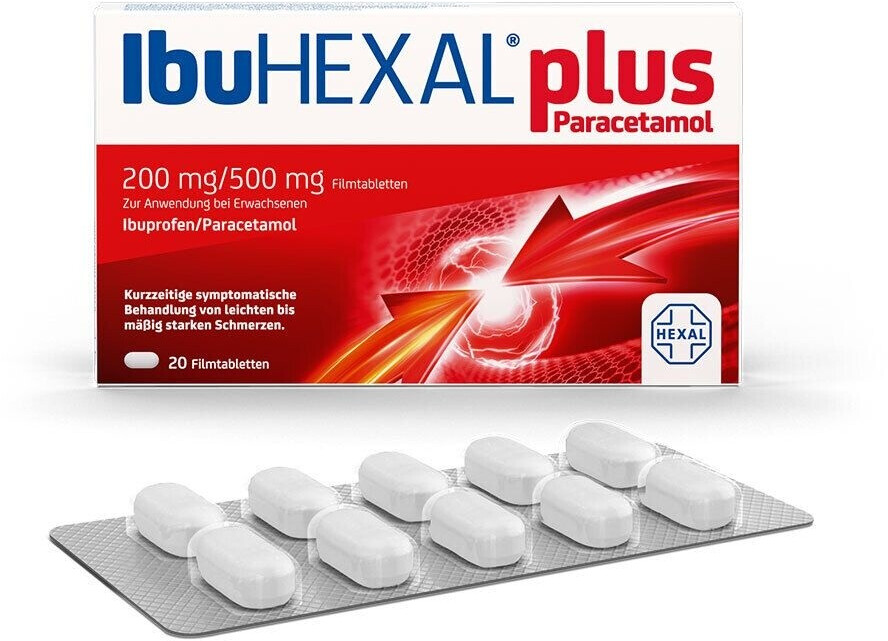 Ibuhexal plus Paracetamol 200mg/500mg Filmtabletten (20 Stk.) ab 3,50 ...