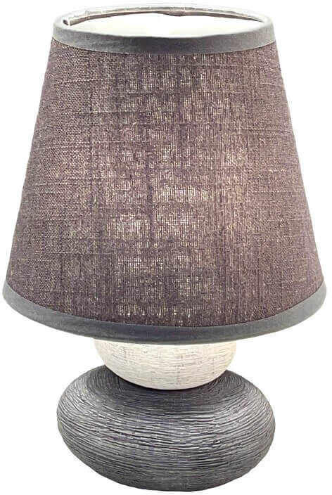 FHL easy Bella Leinenschirm 21,5cm Stein-Motiv E14 grau 850166 ab 14,99 ...