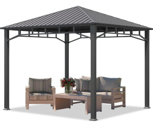 Toolport Gartenpavillon Hardtop Sunset Superior 3 x 3 m (301351) ab 1. ...