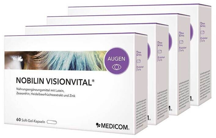 Medicom Nobilin Visionvital Kapseln ab 18,25 € | Preisvergleich bei ...