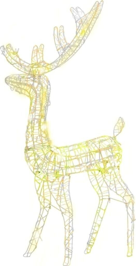 vidaXL LED-Rentier Acryl 140 LEDs 120 cm Warmweiß (329781) ab 64,60 ...