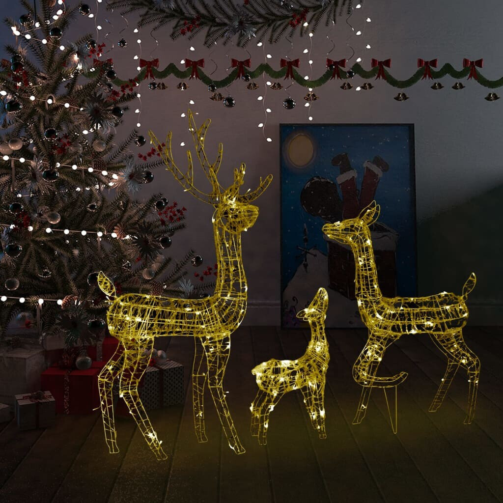 vidaXL LED-Rentier-Familie Acryl 300 LED Warmweiß (329793) - Wo kaufen ... vidaXL LED-Rentier-Familie Acryl 300 LED Warmweiß (329793) - Wo kaufen ...