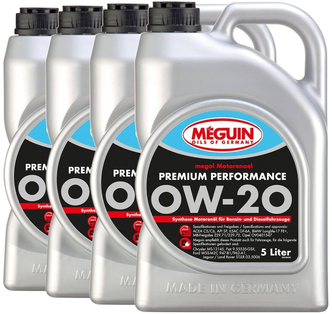 Meguin Megol Premium Performance C5 0W-20 ab € 9,90 | Preisvergleich ...