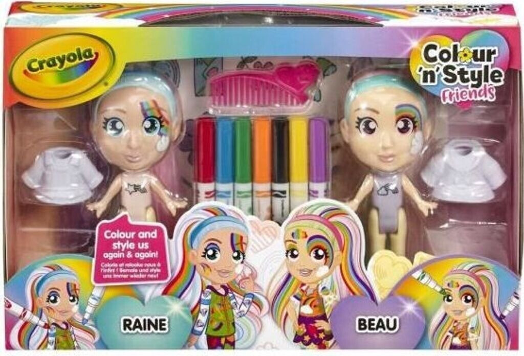 Crayola Colour'n'Style Friends Raine & Beau au meilleur prix sur idealo.fr