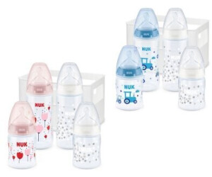 NUK First Choice+ Starter Set 4 Flaschen (2x 150ml & 2x 300ml ...