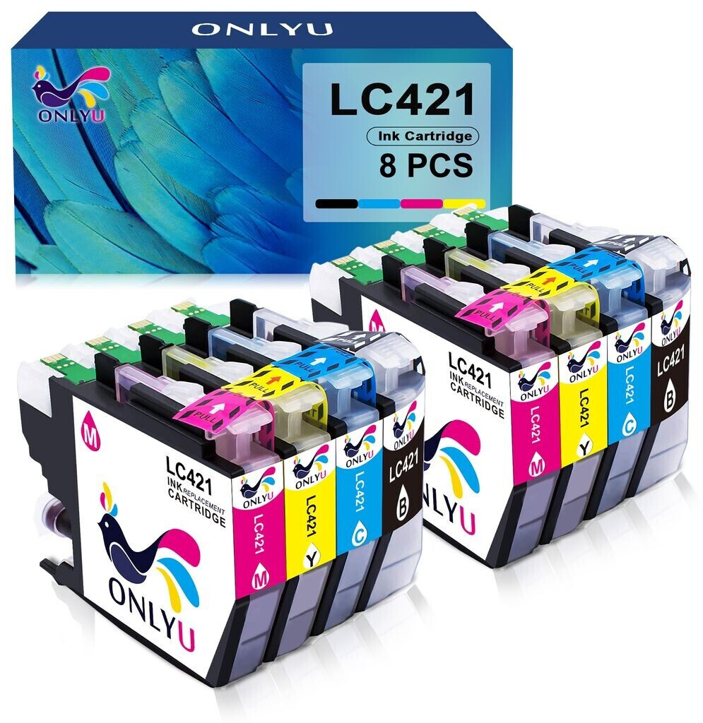 ONLYU ersetzt Brother LC-421XL 8er Pack ab 38,60 € | Preisvergleich bei ... ONLYU ersetzt Brother LC-421XL 8er Pack ab 38,60 € | Preisvergleich bei ...