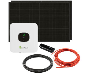 Growatt MIC 600 0,6kW mit 800W Solarpanel, WiFi-Stick + Systemsteckdose ...