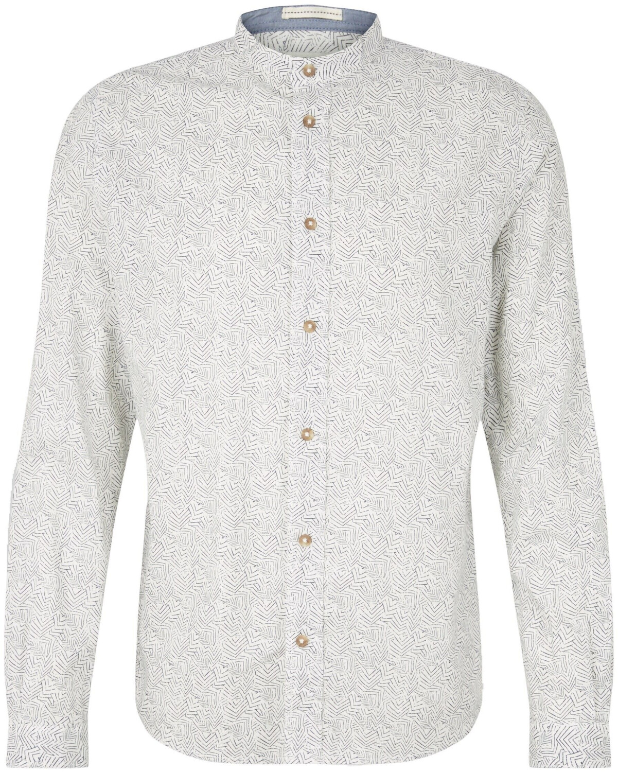 Tom Tailor Hemd mit Stehkragen (1034903-31281) offwhite leaf structure ...