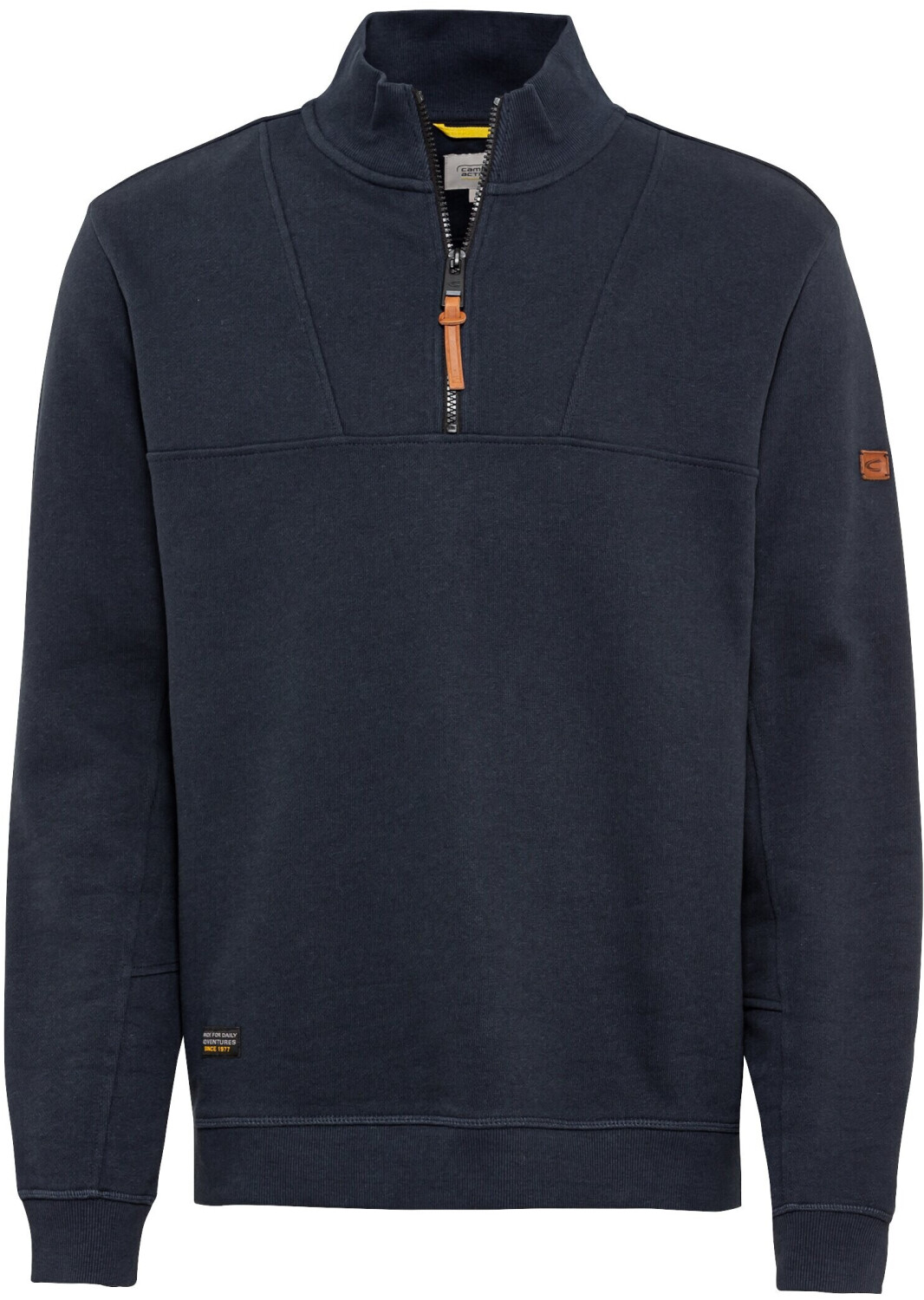 Camel Active Melange Sweatshirt mit Stehkragen (409425-2W51-47) night ...