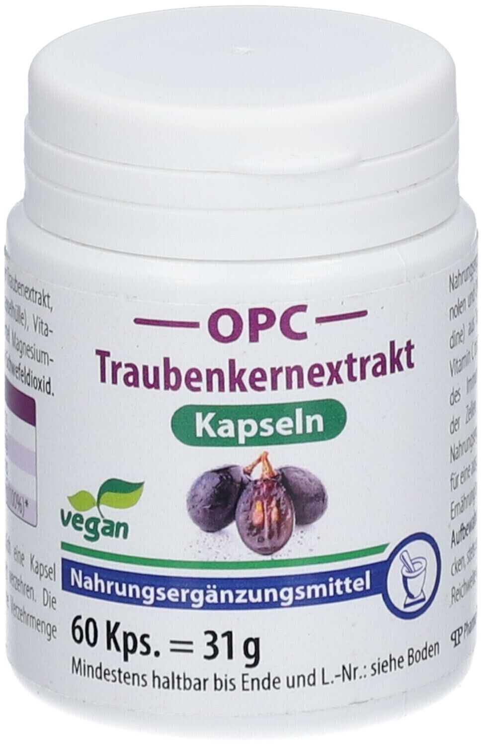 Pharma Peter OPC Traubenkernextrakt Kapseln (60 Stk.) ab 11,93 ...