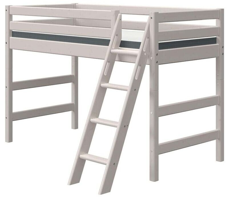 Flexa Classic mittelhoch 90x190cm mit schräger Leiter (90-10311-3-01 ...