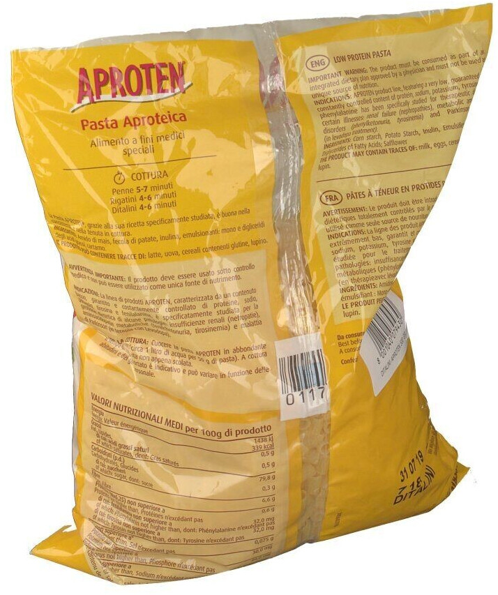 Aproten Aproteic Pasta Ditalini (500g) ab 8,66 € | Preisvergleich bei ...