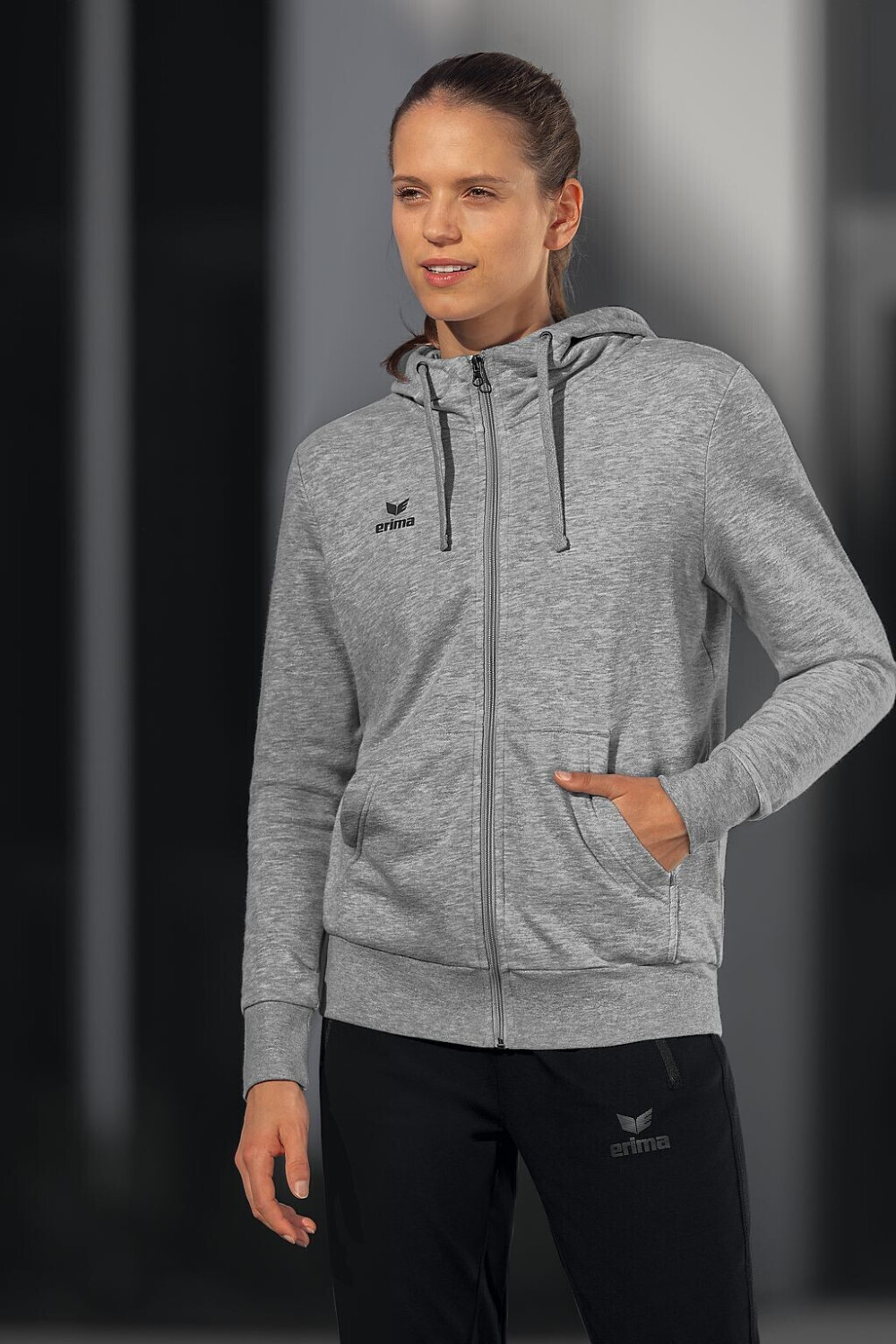 Erima Basic Hooded Jacket Women (2072) Slate Grey au meilleur prix sur idealo.fr