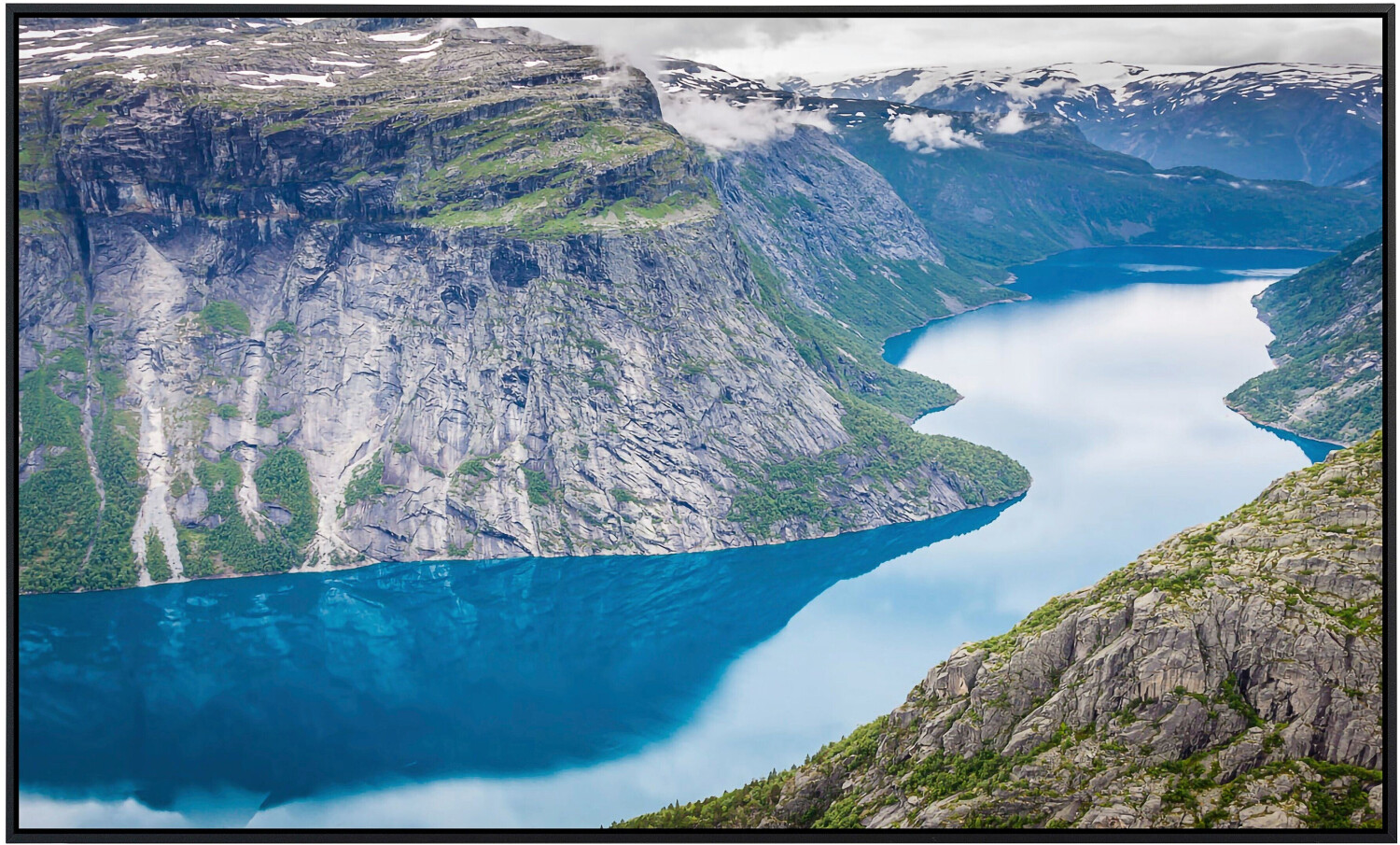 PaperMoon Infrarot-Bildheizkörper Norwegischer Fjord (100 x 60 cm, 600 W) ab 235,00 ...