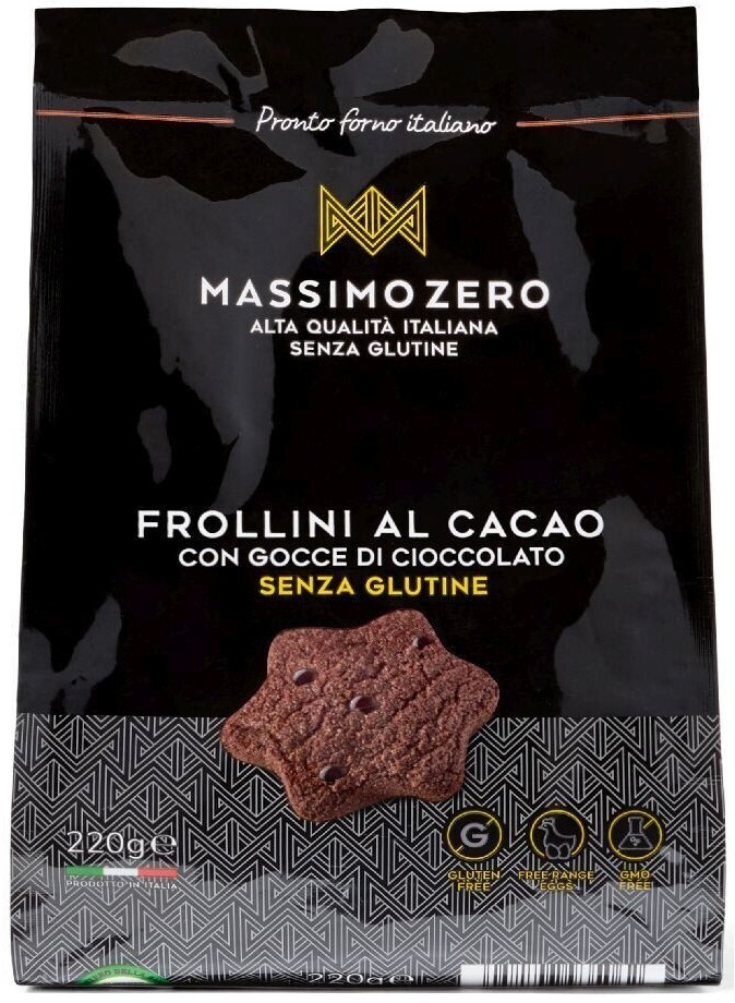 Massimo Zero Chocolate Chip Cocoa Shortbread (220g) ab 4,21 ...