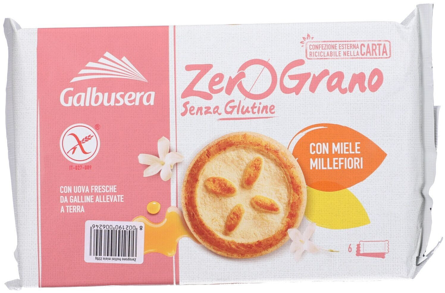 Galbusera Zerograno Honey Shortbread Gluten Free (220g) ab 4,21 ...