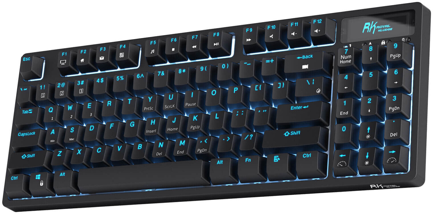 RK ROYAL KLUDGE RK89 Wireless (Red Switches) Black ab 89,25 ...