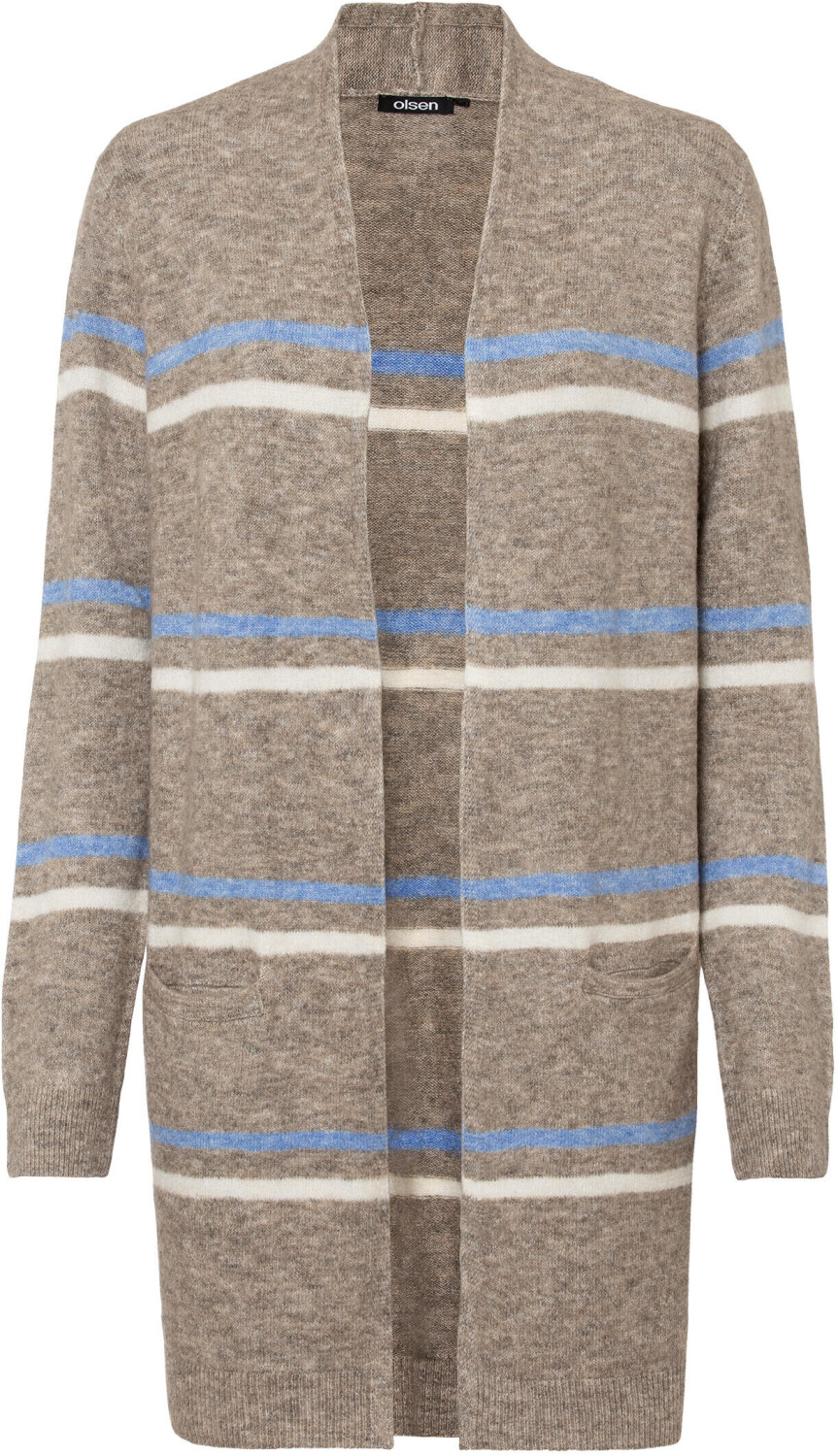 Olsen Cardigan Long Sleeves (11003811-61093) dark truffle melange ab 88 ...