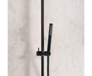 Fortis Wellness Metall-Stabhandbrause rund schwarz matt (15504MB) ab 56 ...