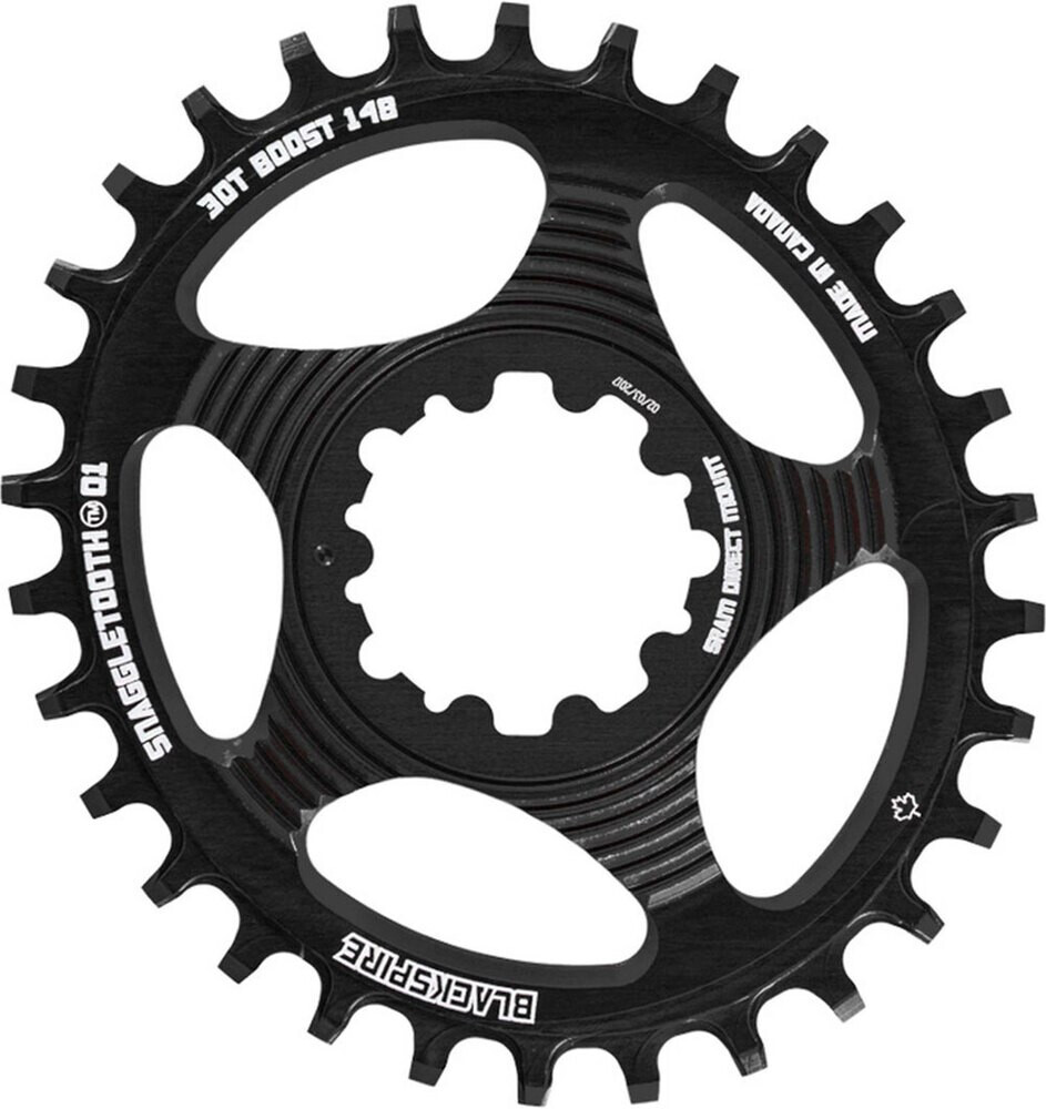 Blackspire Oval Sram Direct Mount Boost 3 Mm Offset Chainring Black (30 ...