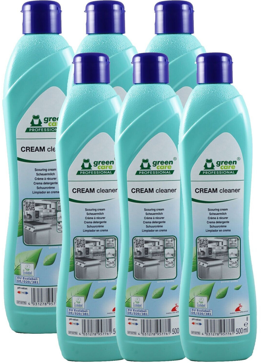 green care PROFESSIONAL 6 x 500 ml CREAM Cleaner Scheuermilch für grobe ...