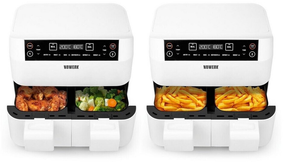 N8WERK Doppel-Heißluftfritteuse - 7,6l (02797) ab 149,99 ...