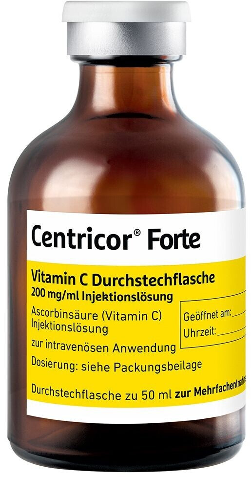 Centricor Forte Vitamin C 200mg/ml Injektionslösung Durchstechflasche (1x50ml) ab 17,59 ...