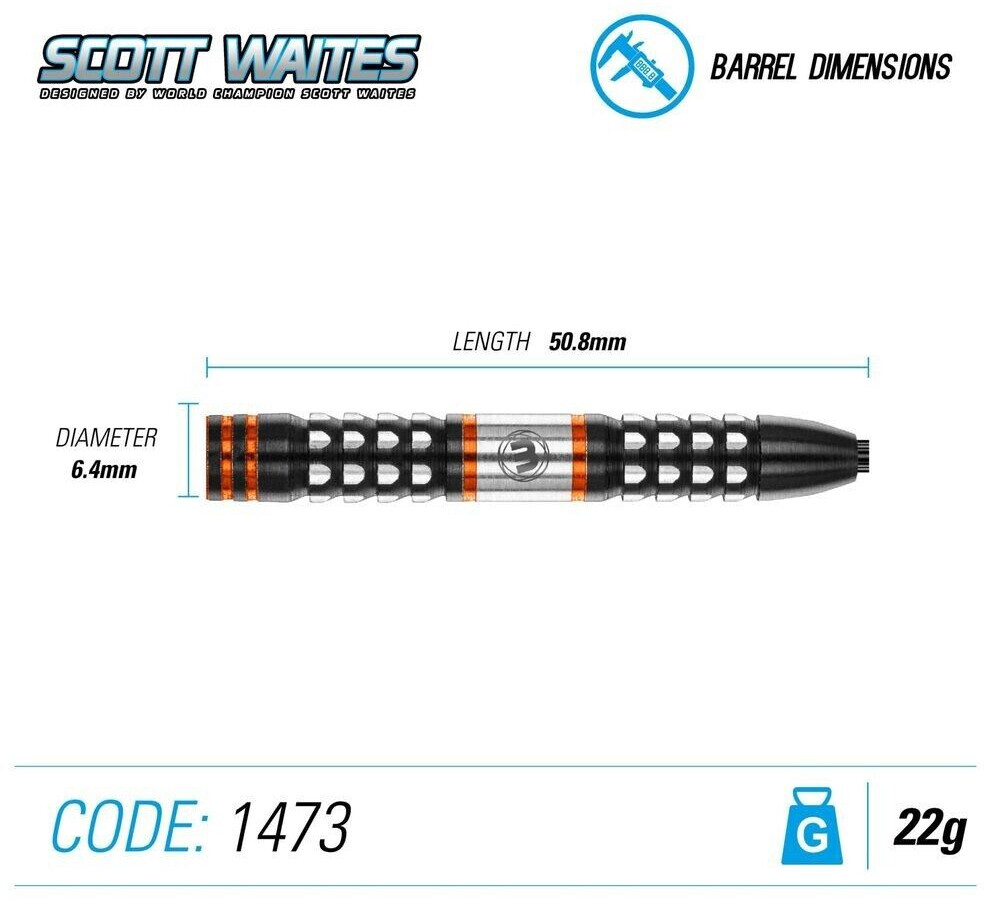 Winmau Scott Waites Steeldart (22g) ab 64,95 € | Preisvergleich bei ...
