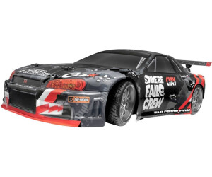 HPI Racing E10 Drift Nissan Skyline R34 GT-R Brushed 1:10 Elektro ab ...