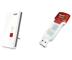 AVM FRITZ!Repeater 2400 International + FRITZ!WLAN Stick AC 860 ab 140 ...
