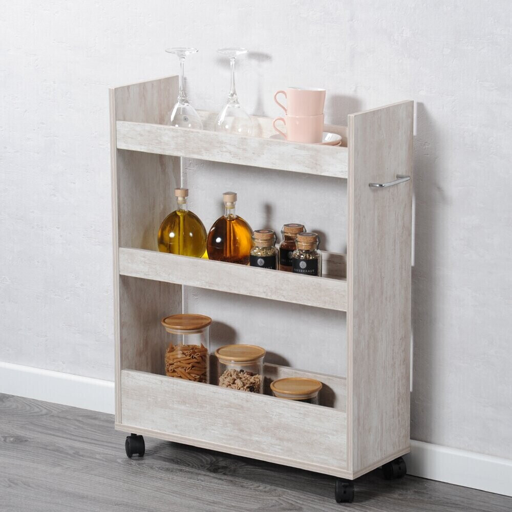 Kesper Kesper| Nischenregal, Spanplatte 22x78x60 cm Weiß gekälkt ab 31 ... Kesper Kesper| Nischenregal, Spanplatte 22x78x60 cm Weiß gekälkt ab 31 ...