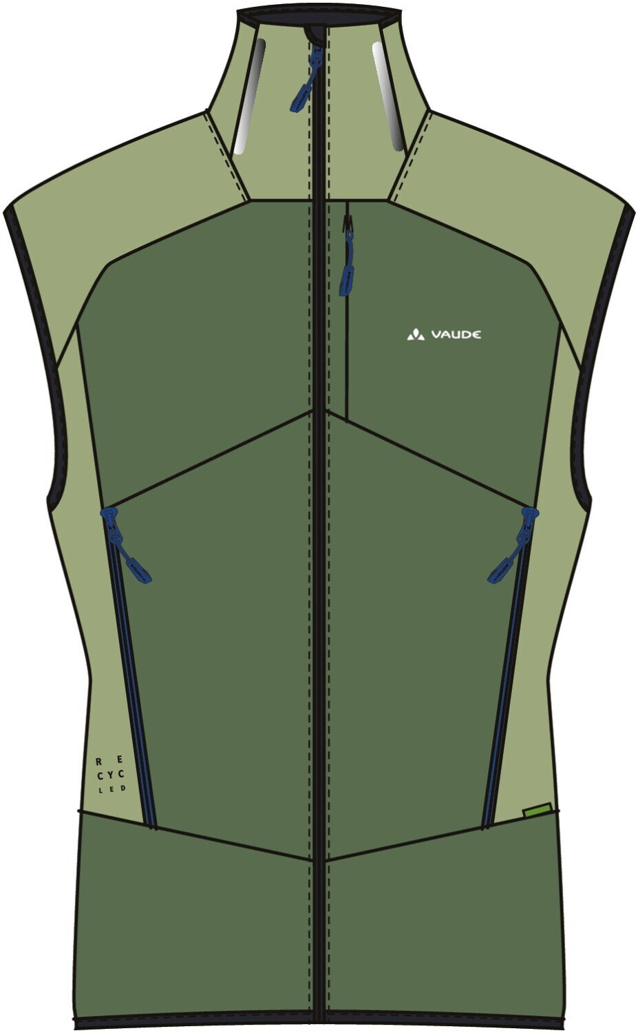VAUDE Larice Weste II Herren (43015) willow green ab 106,99 € | Preisvergleich bei idealo.de