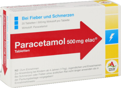 Paracetamol 500mg Elac Tabletten (20 Stk.) ab 0,95 € | Preisvergleich ...