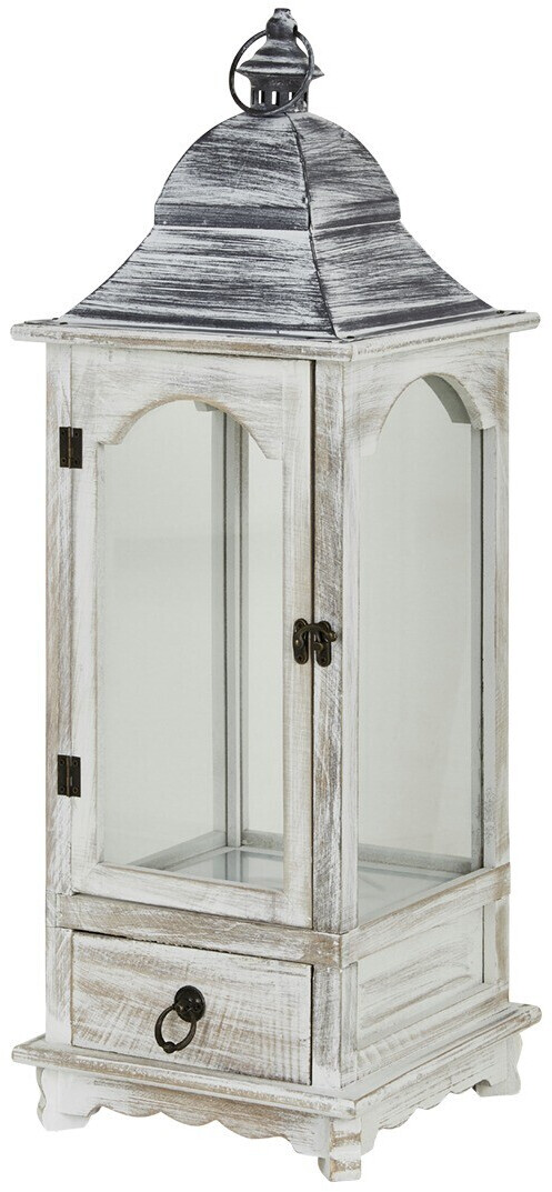 Möbel Kraft Holzlaterne mit Schubfach 68,2cm weiß ab 49,90 € | Preisvergleich bei idealo.de