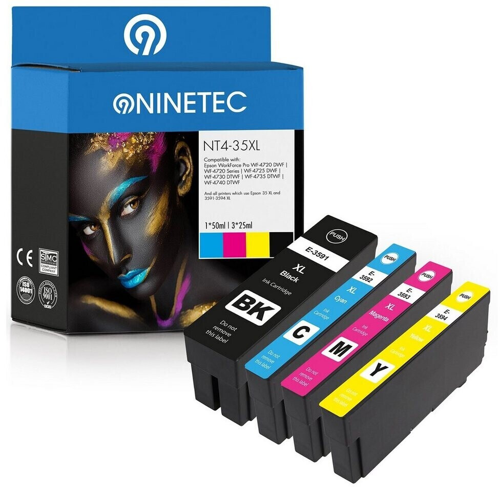 Ninetec ersetzt Epson 35XL 4er Pack ab 29,99 € | Preisvergleich bei ...