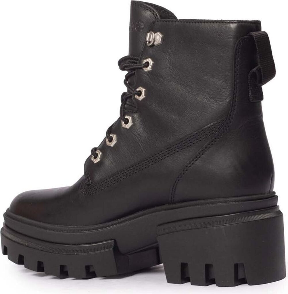 Timberland Everleigh Boot 6In Laceup TB0A41S70151 Black Full Grain ab ...