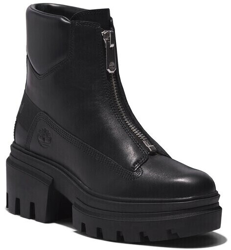 Timberland Everleigh Boot Front Zip TB0A5YJV0151 Black Full Grain ab ...