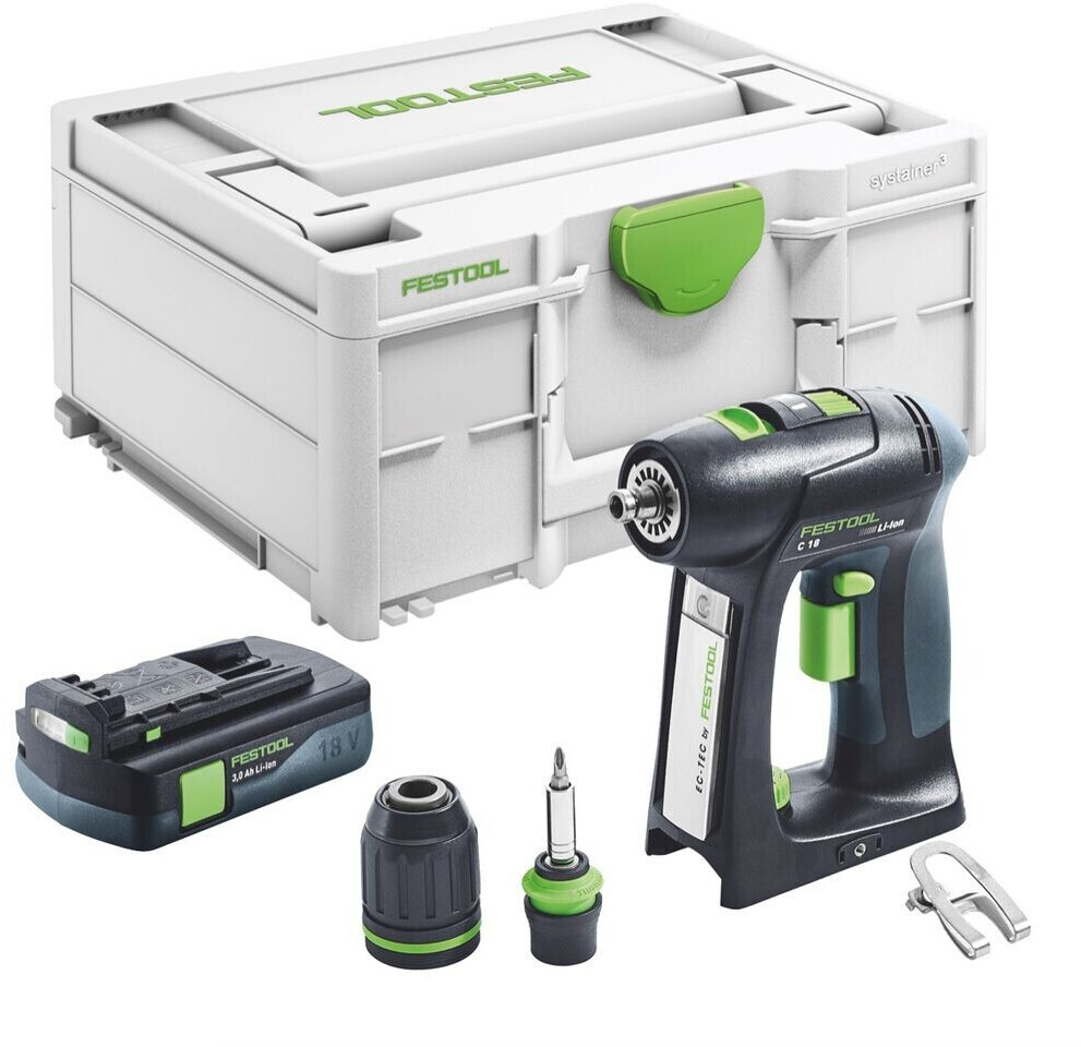 Festool C 18-Basic (1x 3,0 Ah + Systainer) ab 226,02 € | Preisvergleich ...