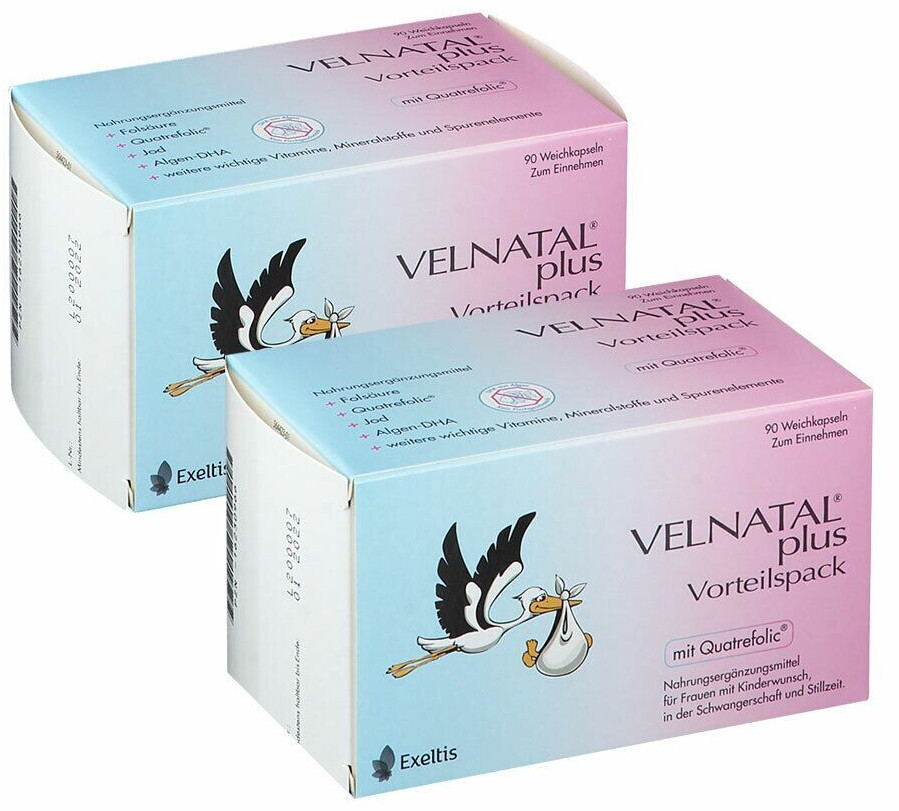 Exeltis Velnatal plus Kapseln (2x90 Stk.) ab 95,89 € | Preisvergleich ...
