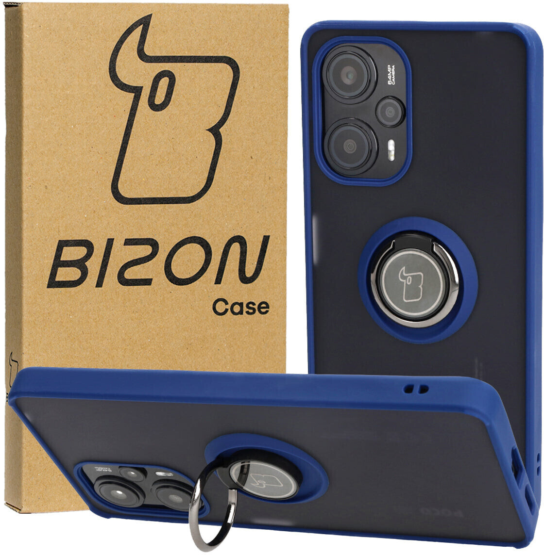 Bizon Case Hybrid Ring für Xiaomi Poco F5 Dunkelblau ab 8,99 ...