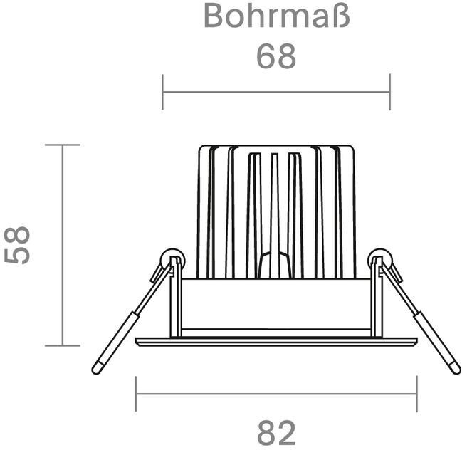 Sigor 9W Argent Downlight 640lm 3000K 36° dimmbar LED-Modul Alu Gebürstet ab 25,53 ...