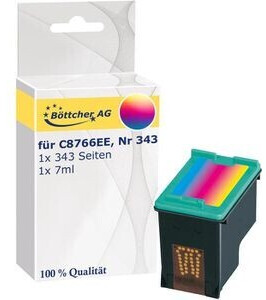 Böttcher-AG kompatibel für HP 343 C8766EE color 7ml ab 20,72 ...
