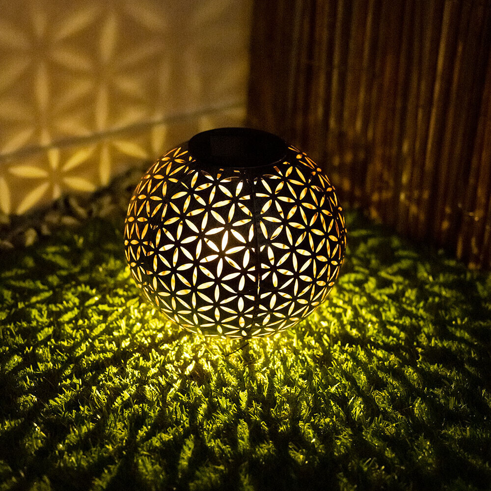 ETC Shop LED Solar Leuchte Kugel gold silber-grau ab 19,90 ...