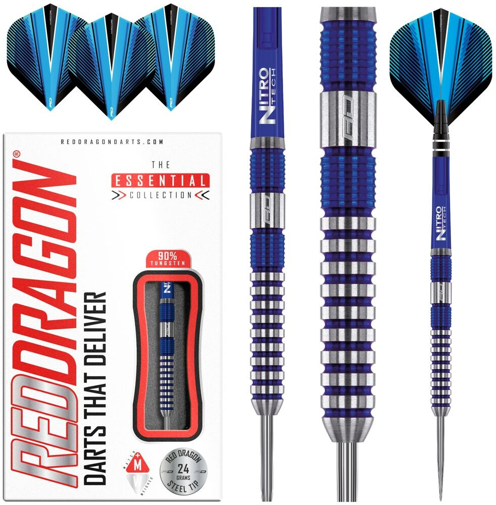 Red Dragon Polaris: 24 Gram Wolfram Professional Darts Set mit Flights ...