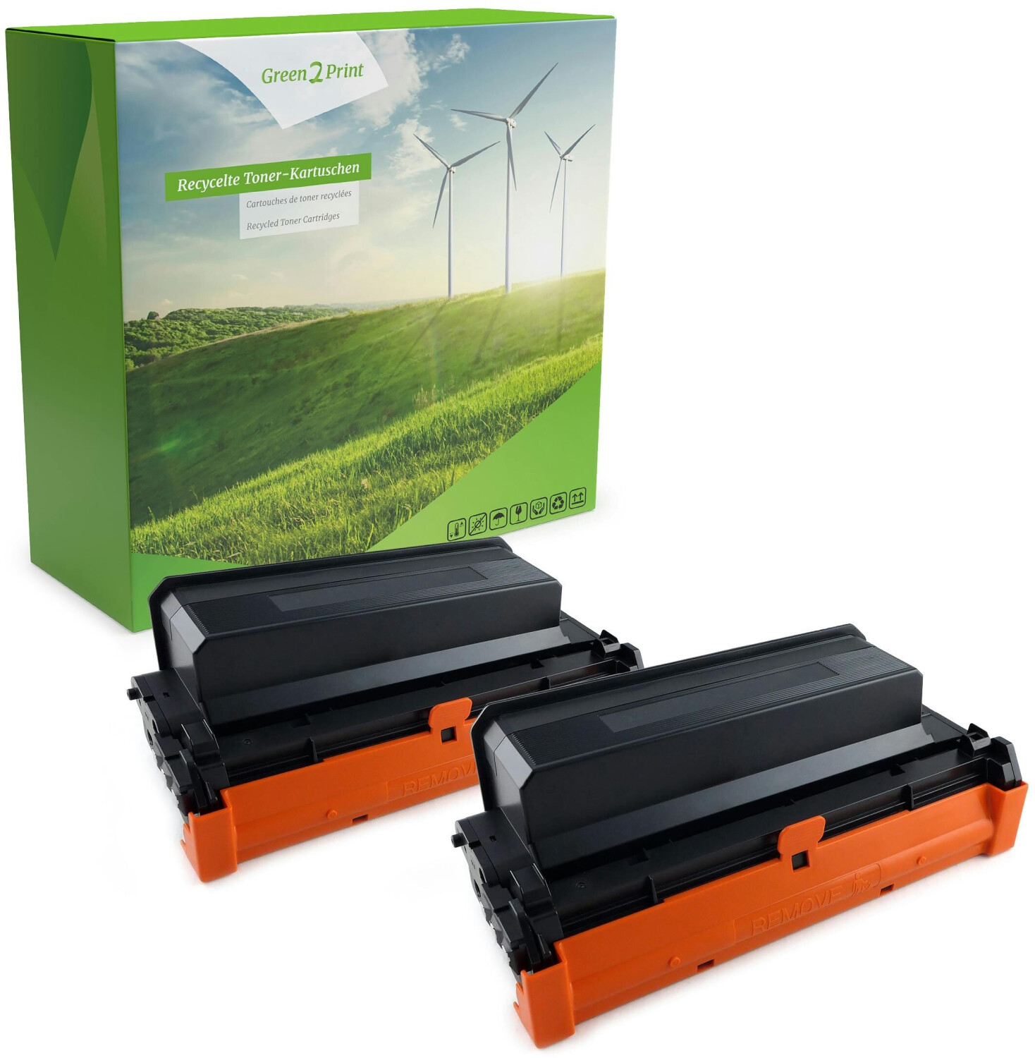 Green2Print Toner Doppelpack, 2 Kartuschen 2x 10000 Seiten ersetzt HP ...